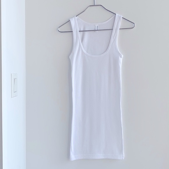 American Apparel | Tops | American Apparel Classic Girl Ribbed Cotton ...